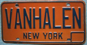 Van Halen Plates | Van Halen Plates
